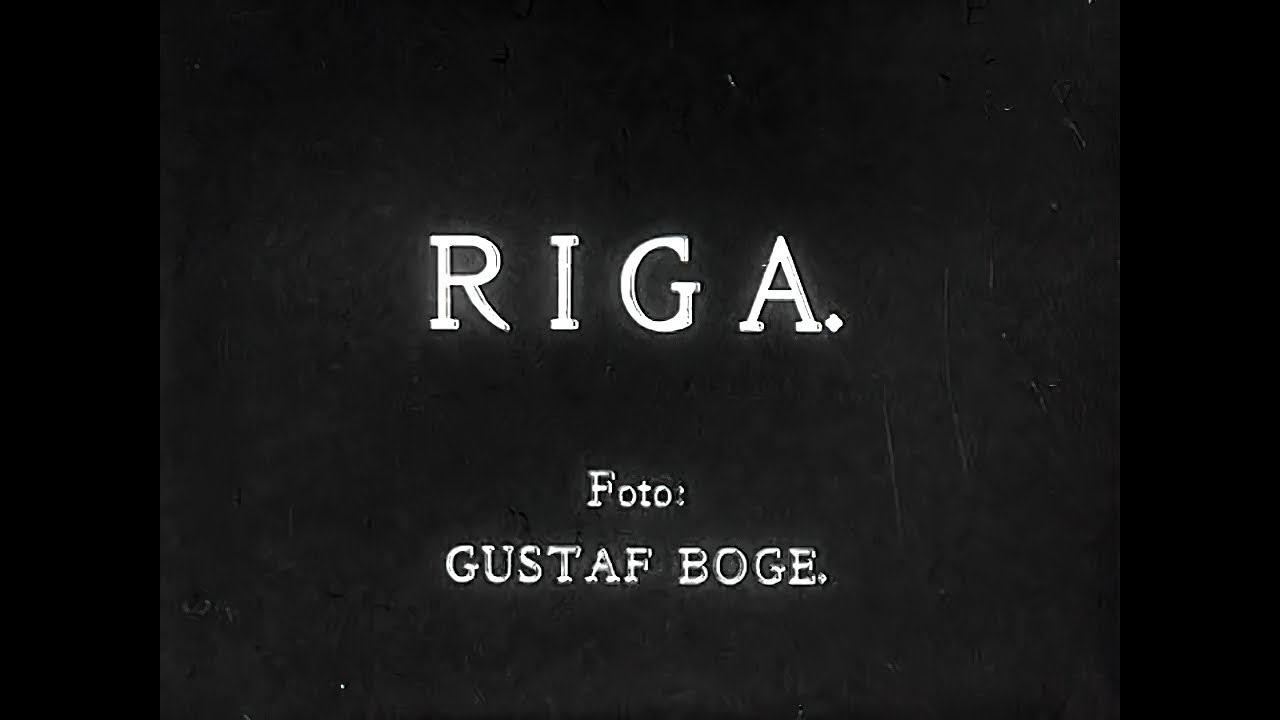 Riga 1929 — Restorated - YouTube