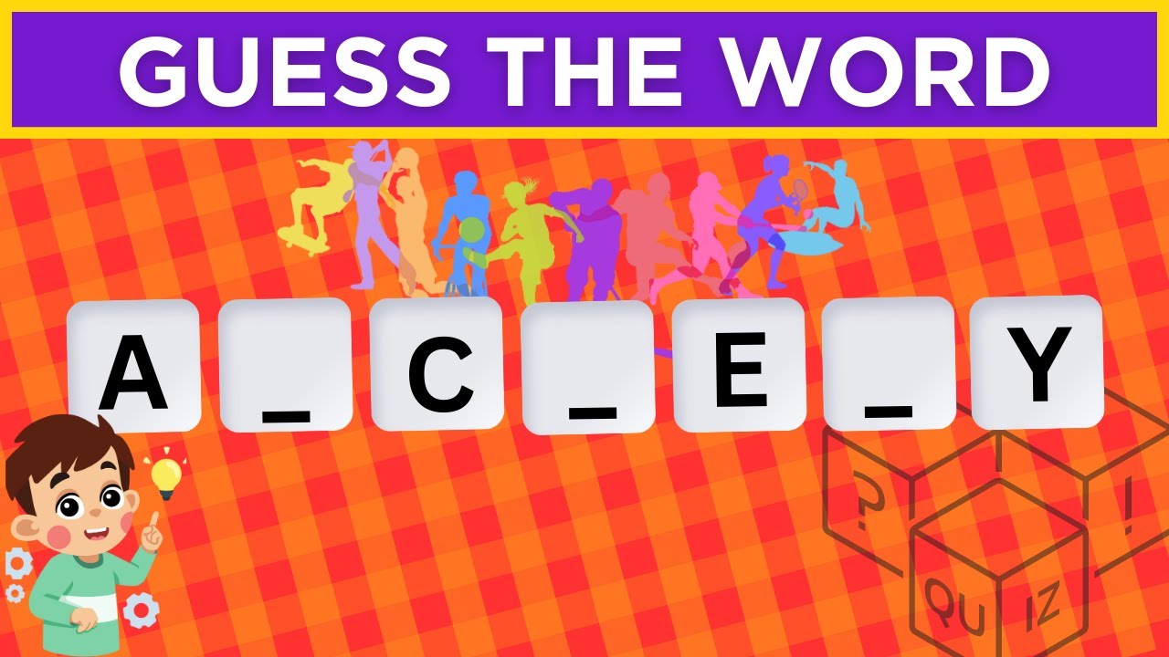 Missing Letters Challenge: Guess the Word! - YouTube