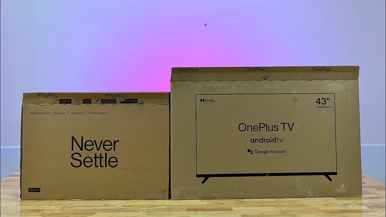 One Plus TV ရုပ်ထွက်နဲ့ အသံစမ်းကြည့် - YouTube