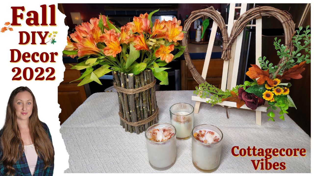 FALL DIY DECOR 2022 | Cottagecore Vibes #falldiy - YouTube