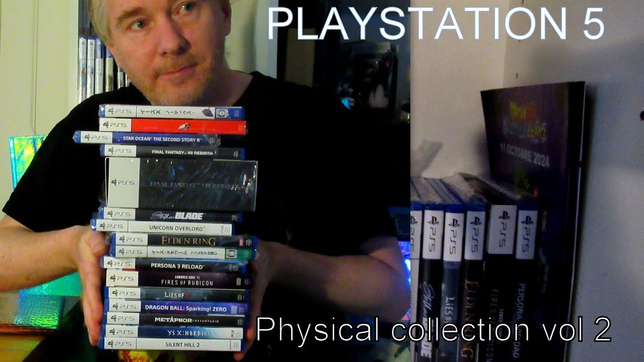 Presentation de petite Collection Playstation 5 Physical +autres volume ...