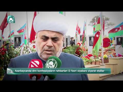 Şeyxülislam: Hacı Allahşükür Paşazadə 2 - ci fəxri xiyabanda Şəhidləri ziyarət etdi