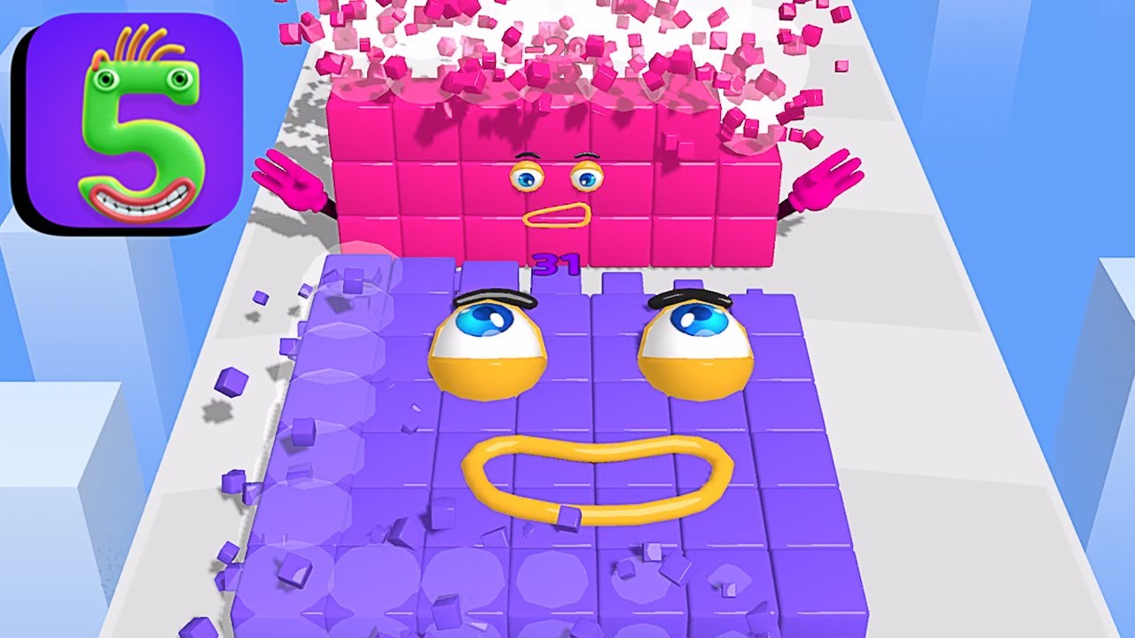 Number Blocks - All Levels Gameplay Android,ios (Part 1) - YouTube