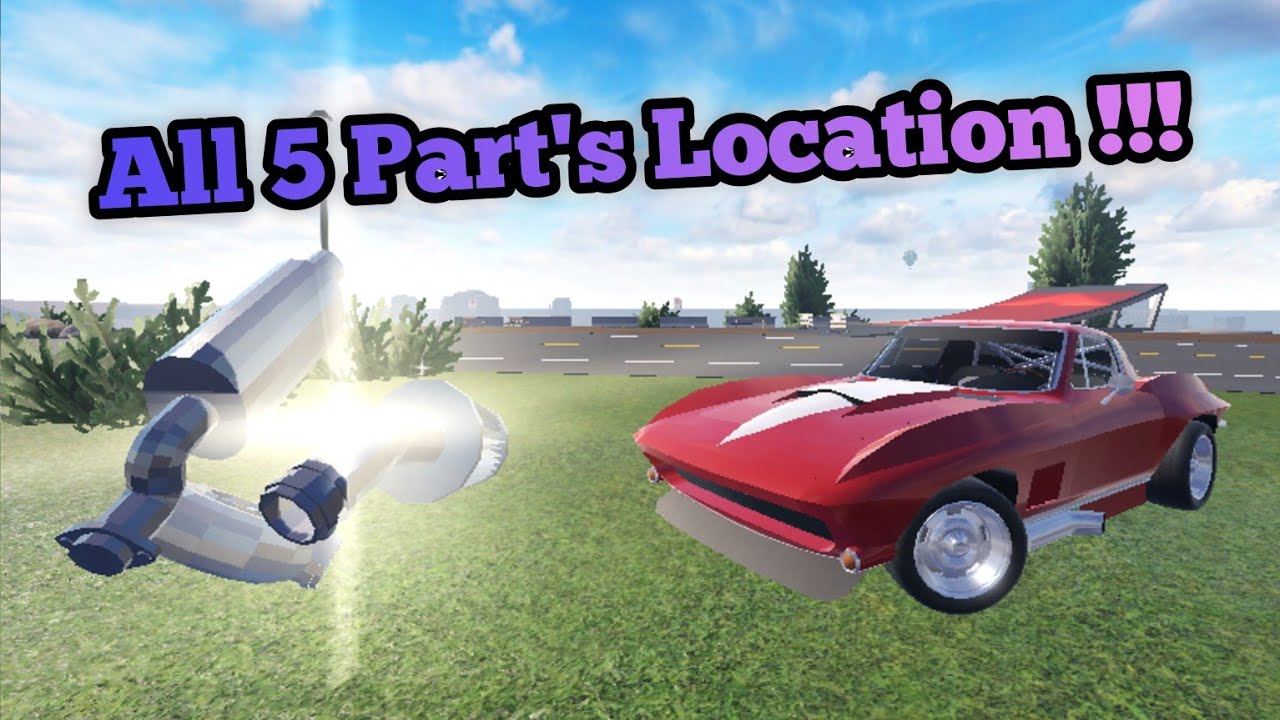 Roblox Drive World | All 5 part's location for 36th update in DW ...