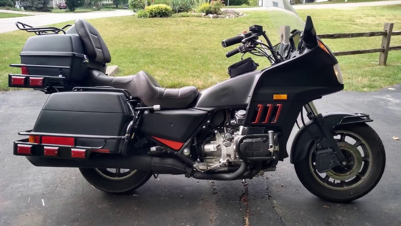 Naked goldwing gl1200 resto mod- Balckwing - YouTube