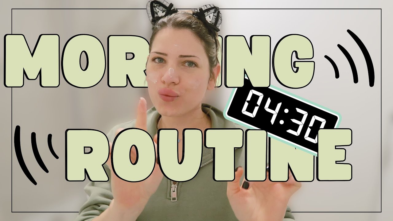 Vlog ⚡️ 04:30 Morning Routine | A routine for a non-morning person ...