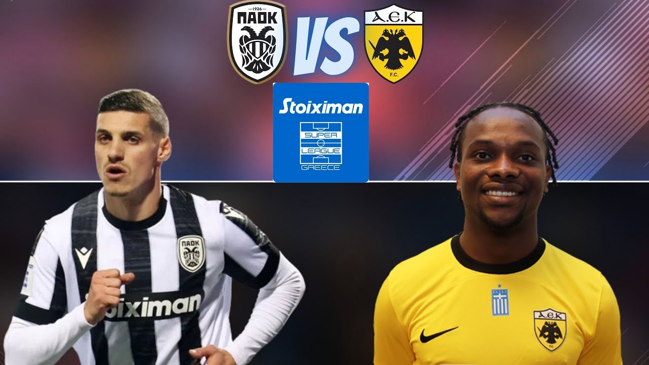 ΠΑΟΚ VS ΑΕΚ|SUPER LEAGUE PATCH|FC24 - YouTube