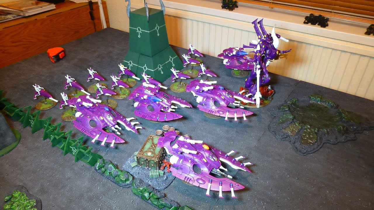 Eldar Battle Report (New White Dwarf Mission) - YouTube
