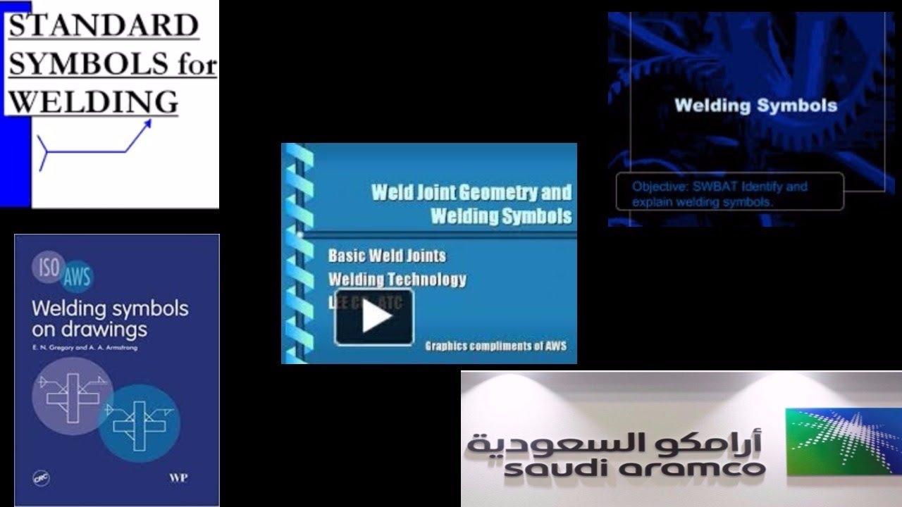 Welding Symbols & Weld Joint Design ISO 2553 STD. - YouTube
