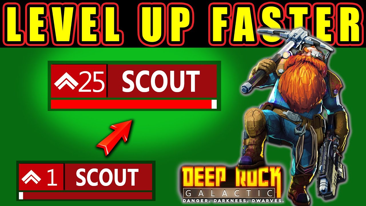 Tips to LEVEL UP FASTER in Deep Rock Galactic - YouTube