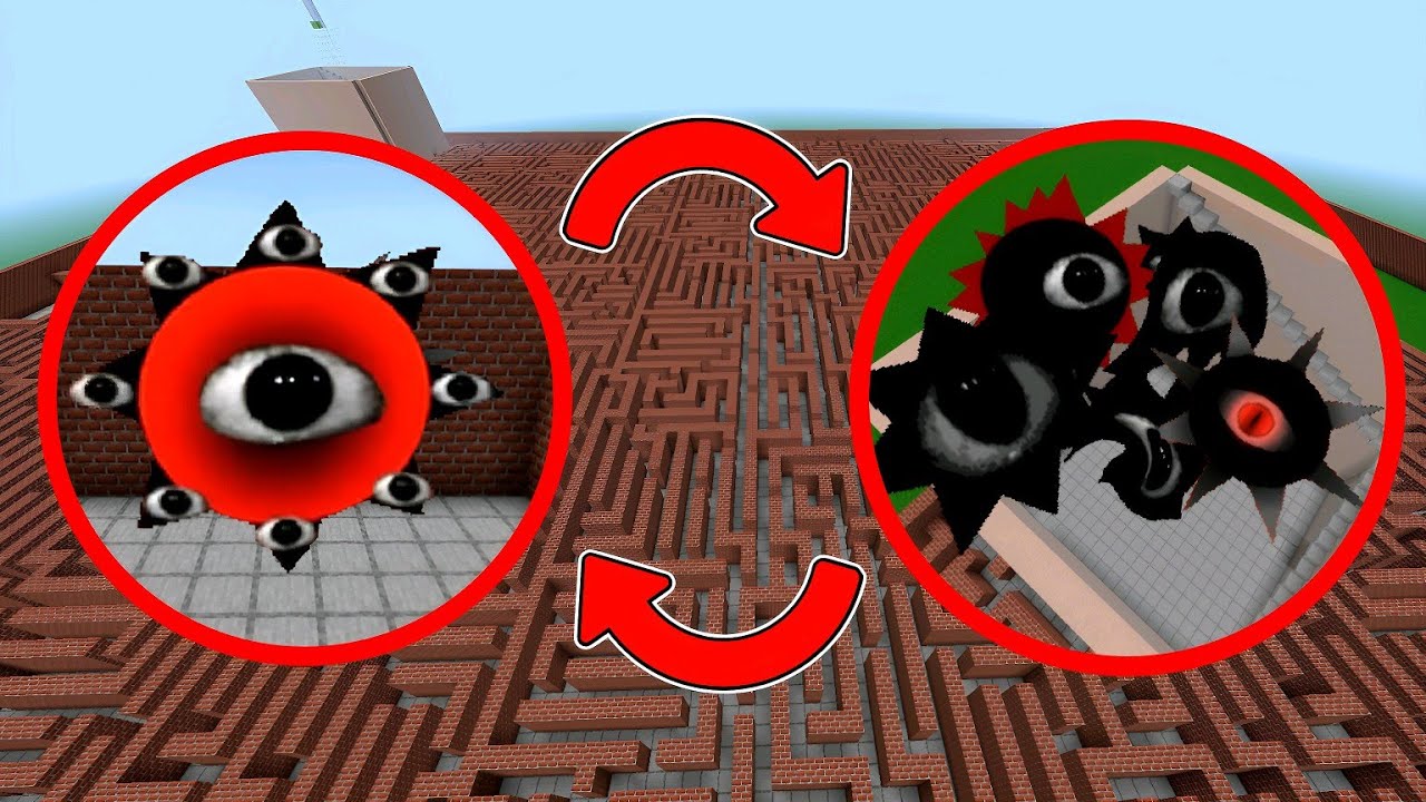 I Summon NEW Incredibox Sprunki in Maze Gmod Minecraft! Minecraft ...