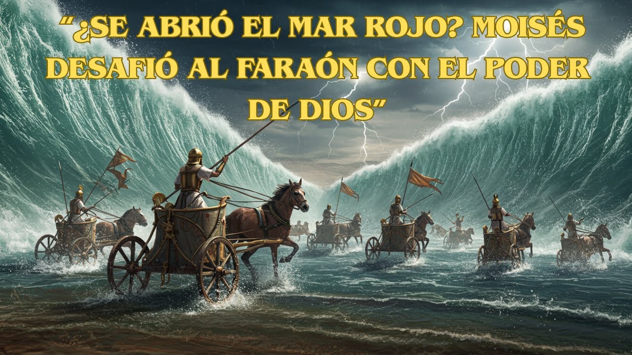 ¿Se abrió el Mar Rojo? Moisés desafió al faraón con el poder de Dios ...