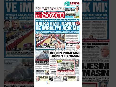 Sözcü Gazetesi 1. Sayfa - 9 Ağustos 2025