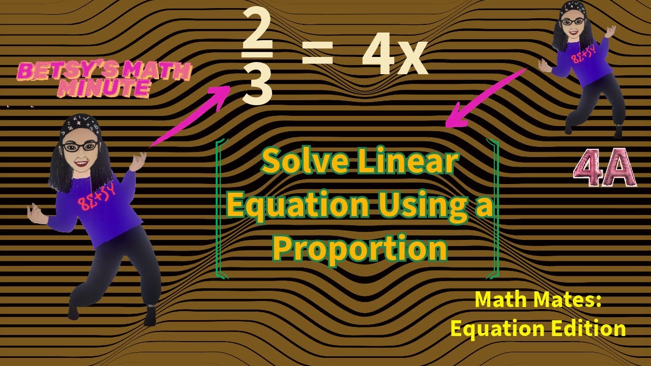 SOLVE LINEAR EQUATION USING PROPORTIONS- QUICK AND EASY⭐️👍🙂 - YouTube