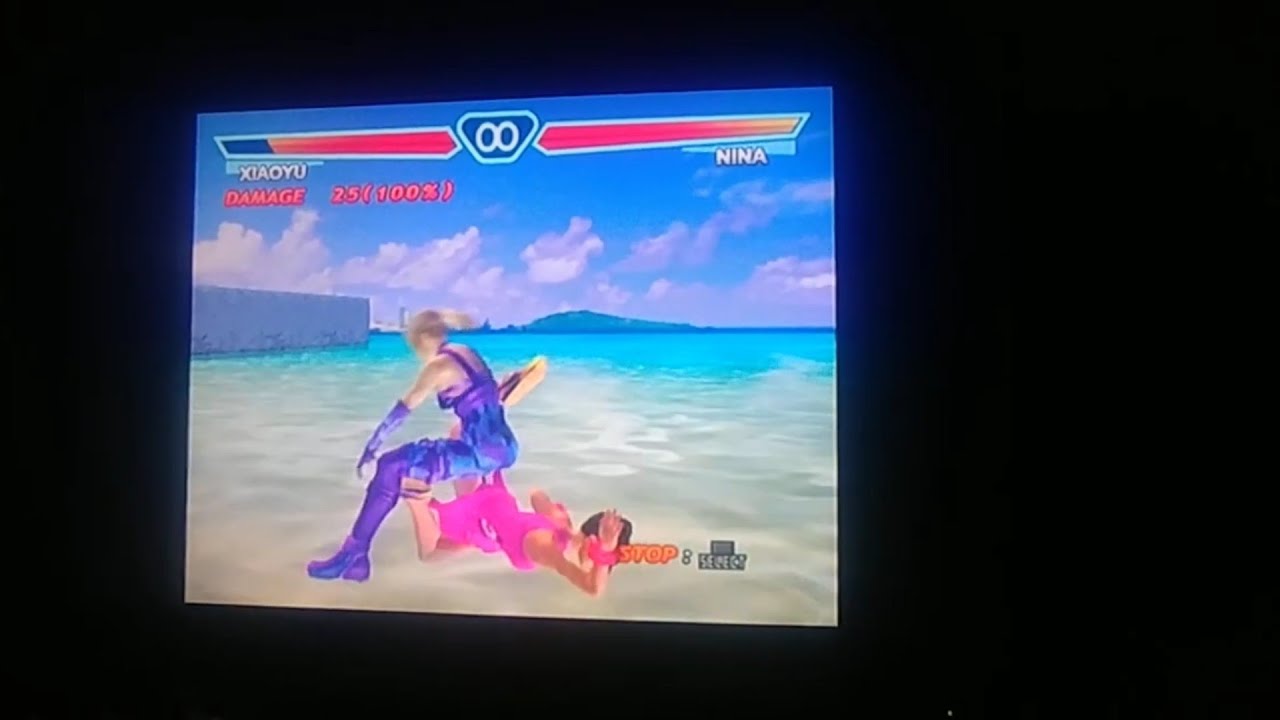 Tekken 4 Nina Crab Hold To Double Heel Hold On Xiaoyu Extended Ryona