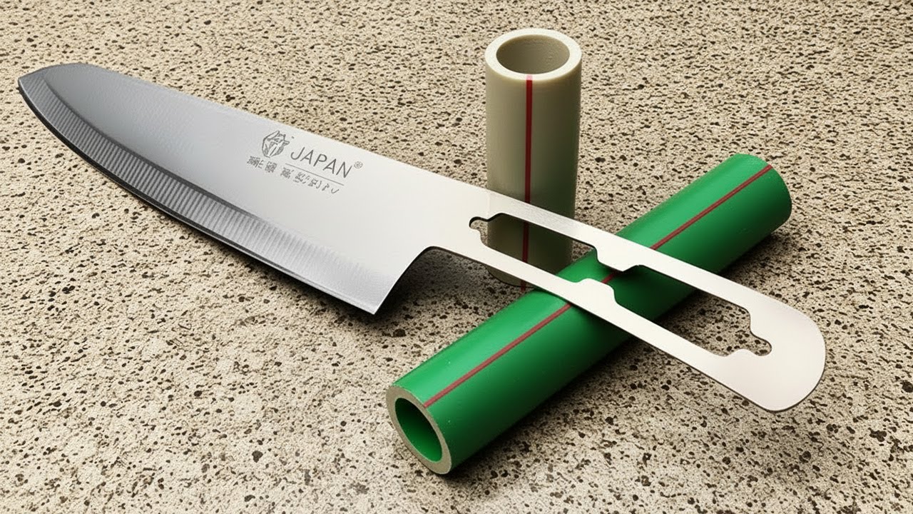 Don’t Throw Away Your PVC Pipe! Make a Strong Knife Handle in Minutes ...