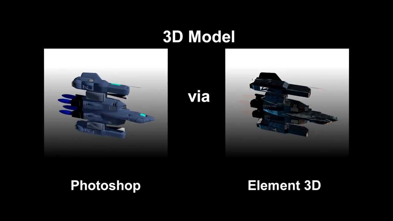 Photoshop 3D Models in After Effects - YouTube