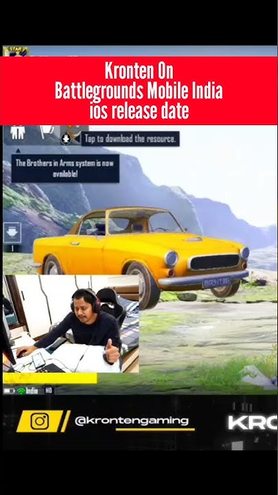 KRONTEN ON BATTLEGROUNDS MOBILE INDIA IOS LAUNCH | KRONTEN CONFIRMED BGMI IOS RELEASE DATE 5 ...