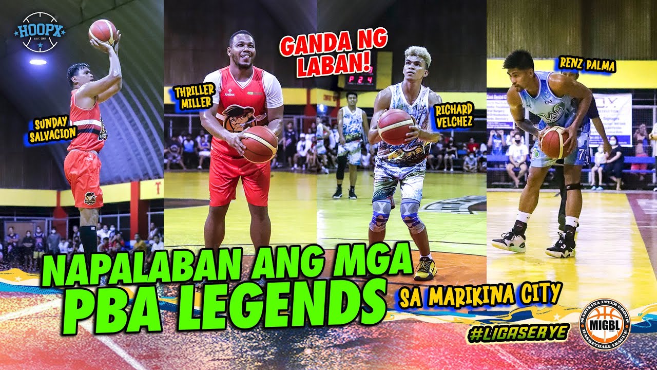 WILLIE MILLER SUNDAY SALVACION ROGER YAP PBA LEGENDS NAG SANIB PWERSA ...