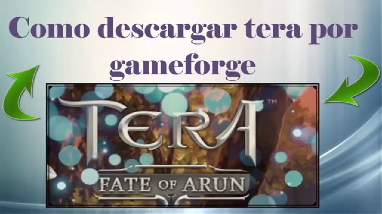 como instalar tera por gameforge - YouTube