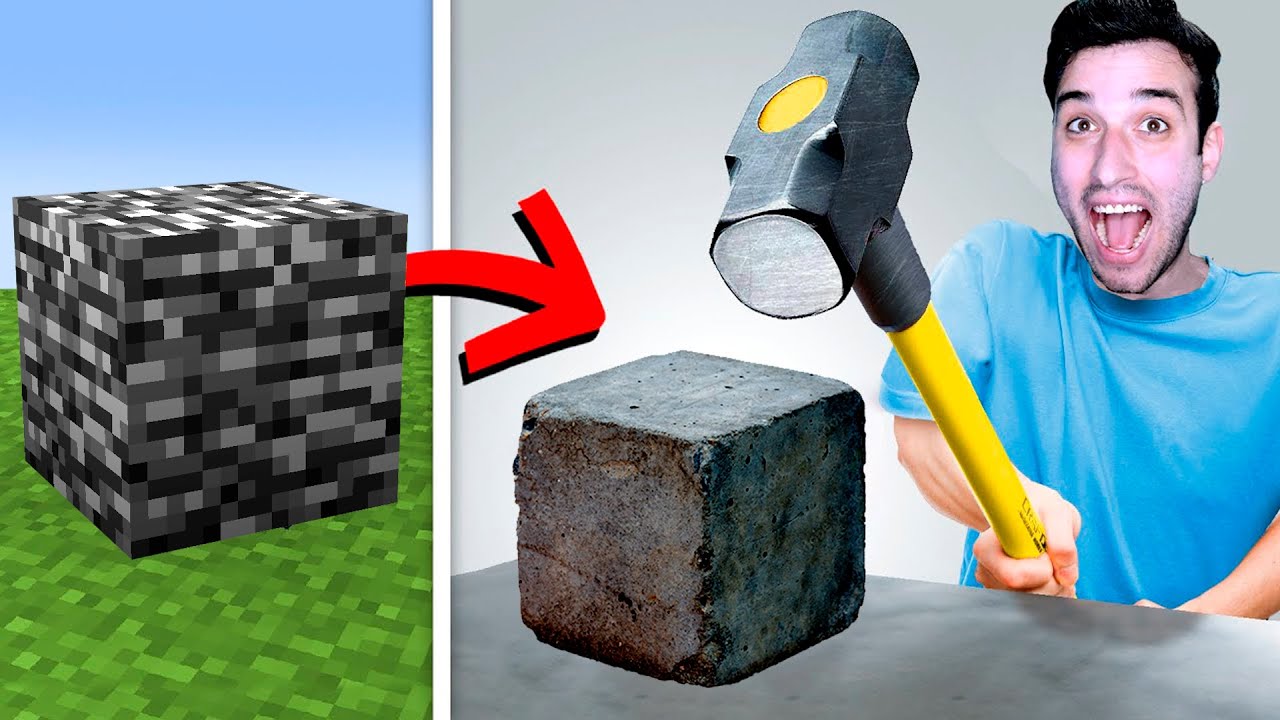 ROMPI la BEDROCK en LA VIDA REAL 😱 - YouTube