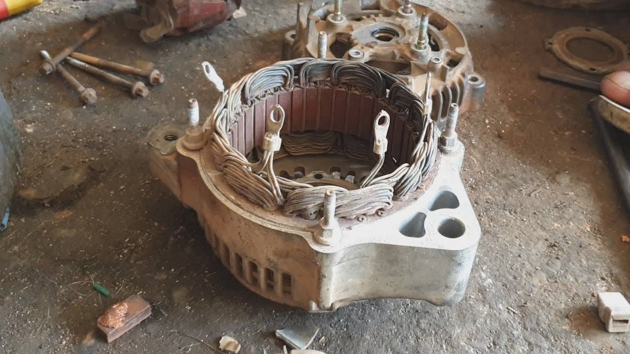 Toyota dynamo 12 volt repairing , Bearing dynamo repair , Change ...