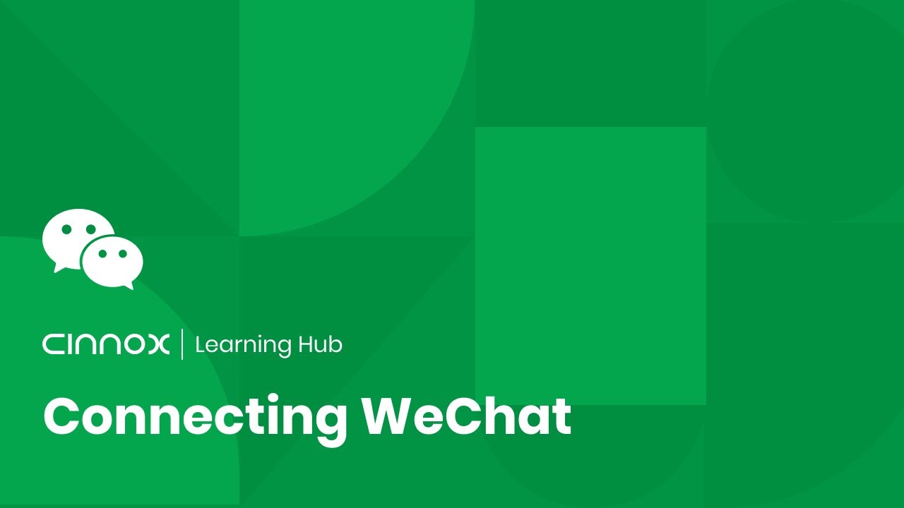 CINNOX | Connecting WeChat - YouTube