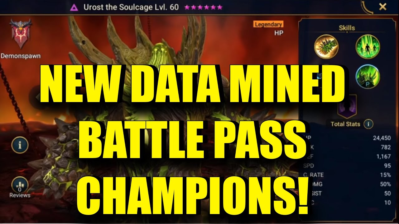 Battle Pass Season 2 Champs Leaked! | Raid: Shadow Legends - YouTube