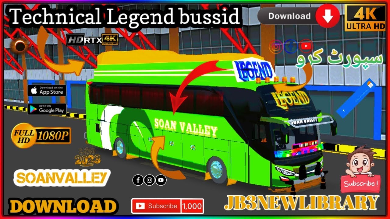 New sone valley altra hd Livery jb3 bus | new sone valley ultra hd ...