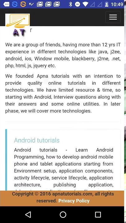Android WebView - Android application development for web developers - YouTube