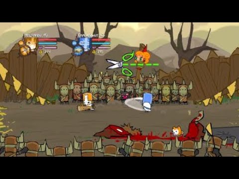 Castle Crashers Barbarian Boss - YouTube