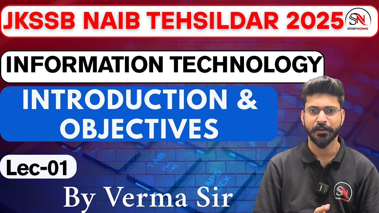 Introduction & Objectives of Information Technology (IT) || Computer ...
