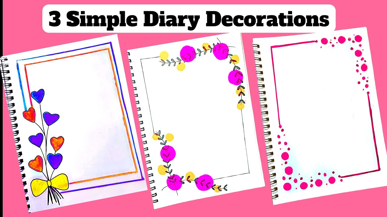 Unique and Easy Decoration Ideas 🌸l Creative Diary Corner Decoration ...