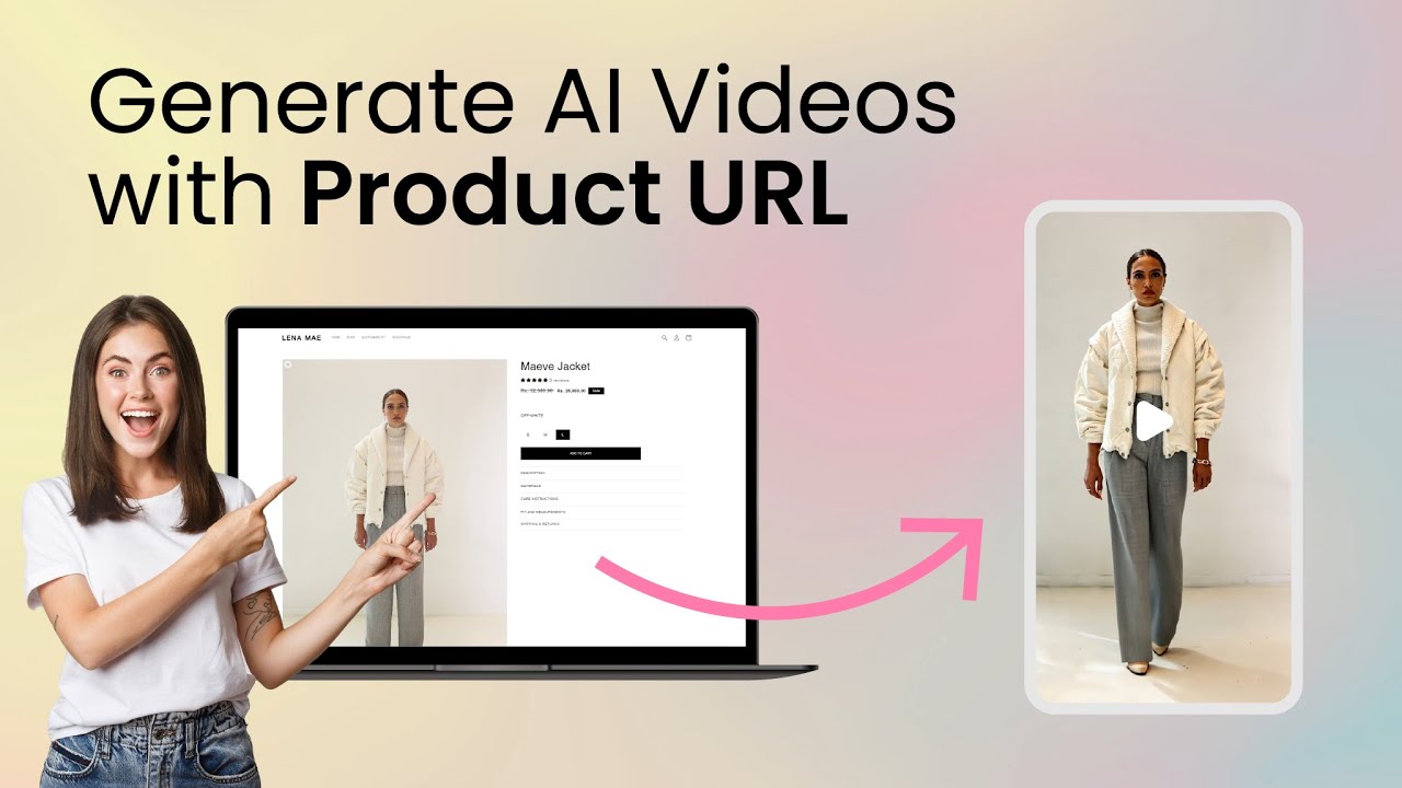 AI video Generation with Product URL - YouTube