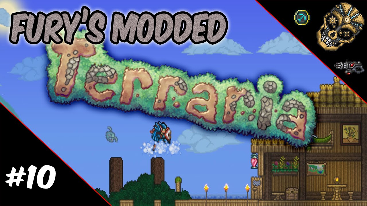 Fury's Modded Terraria | Episode 10: Beach Dance Party - YouTube