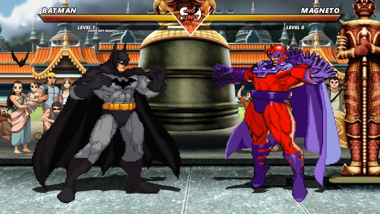BATMAN vs MAGNETO - The most epic fight! - YouTube