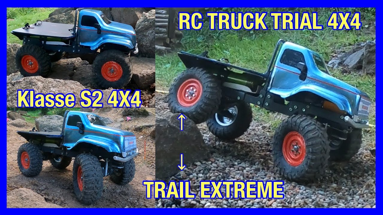 Radio Control Trail Truck 4x4 Klasse S2 im RC Truck Trial Parcour der ...