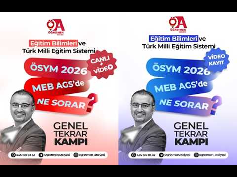 -YIL SONU GENEL TEKRAR KAMPI - 1. Kamp Eğitimin Temelleri