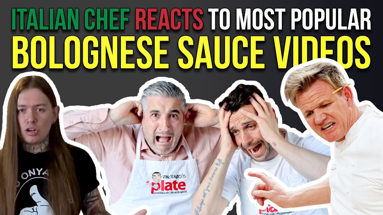 Italian Chef Reacts to Most Popular BOLOGNESE SAUCE VIDEOS - YouTube
