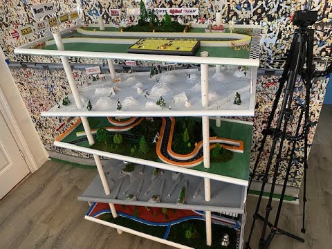 Marble Race Run Diorama 2 Five Levels of Marble Run, Diorama Raceway ...