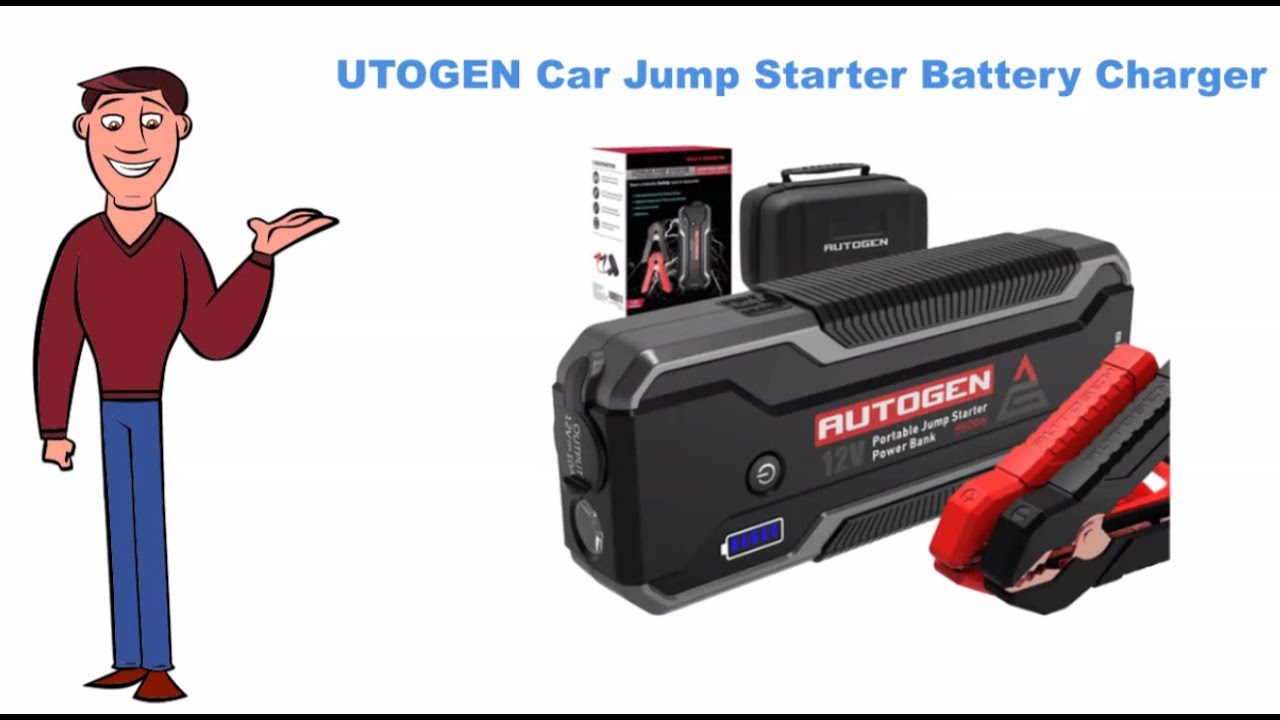 UTOGEN Car Jump Starter Battery Charger Honest Review - YouTube
