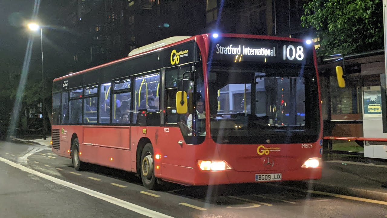 Bus Journey - London Central Route 108 | Mercedes-Benz 0530 Citaro ...