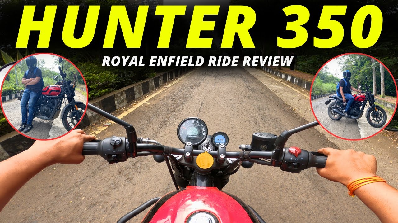 Royal Enfield Hunter 350 Ride Review 😍 | Top Speed, Mileage & Comfort ...