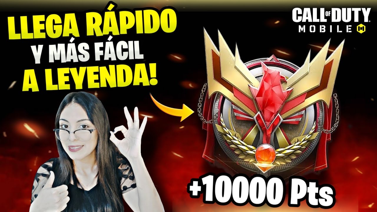 COMO SUBIR A RANGO LEYENDA MÁS RÁPIDO Y FÁCIL EN COD MOBILE ...