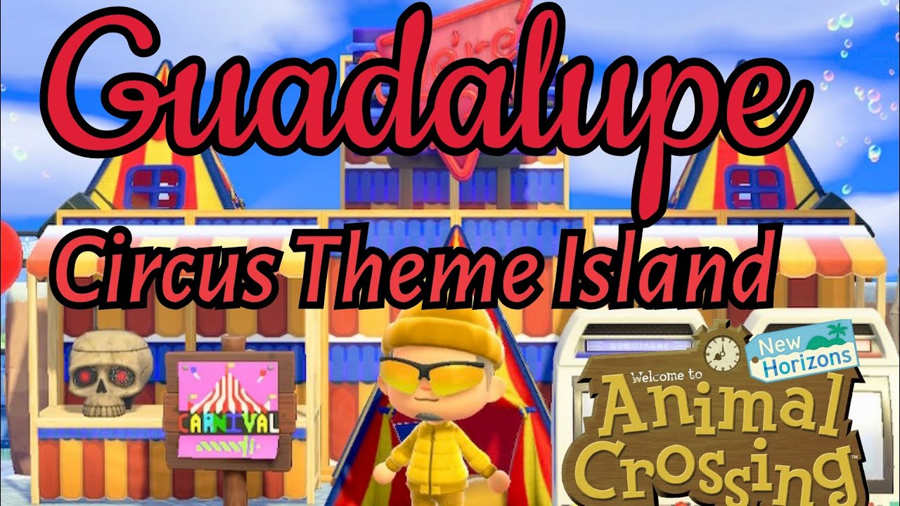 Animal Crossing Island Tour , Check out this beautiful circus #acnh ...