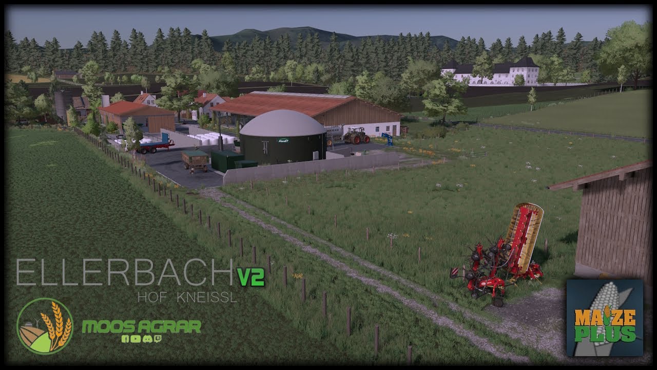 LS22 ELLERBACH V2 Hof Kneissl #144 Realismus Selbstversuch mit M+ ...