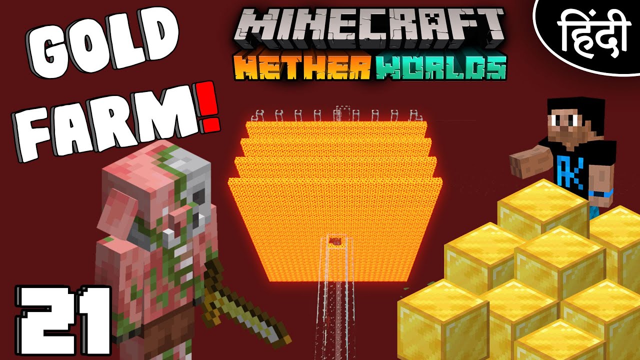 "Gold Farm 1.16 Easy" Nether Worlds - Minecraft Ep21 With Akan22 and ...