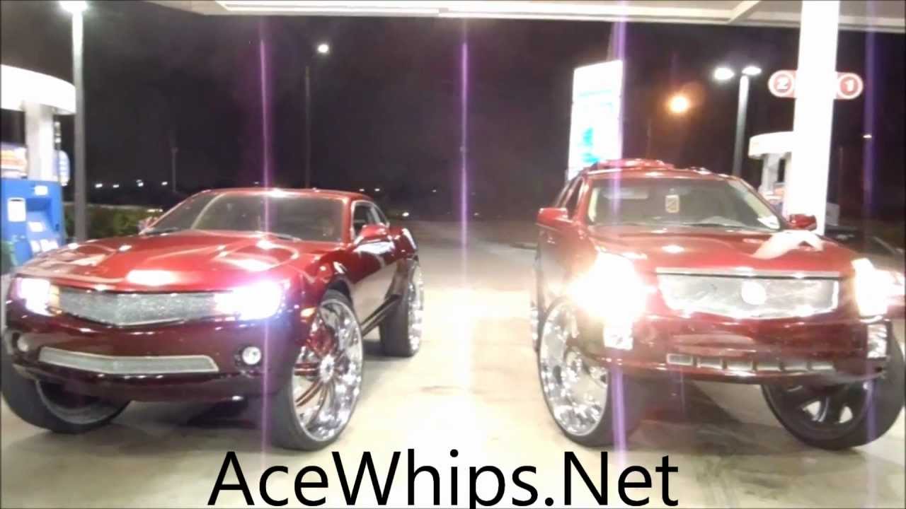 AceWhips.NET- Lauderdale Whips- Mayra's Camaro on 32" Davin Floaters N ...