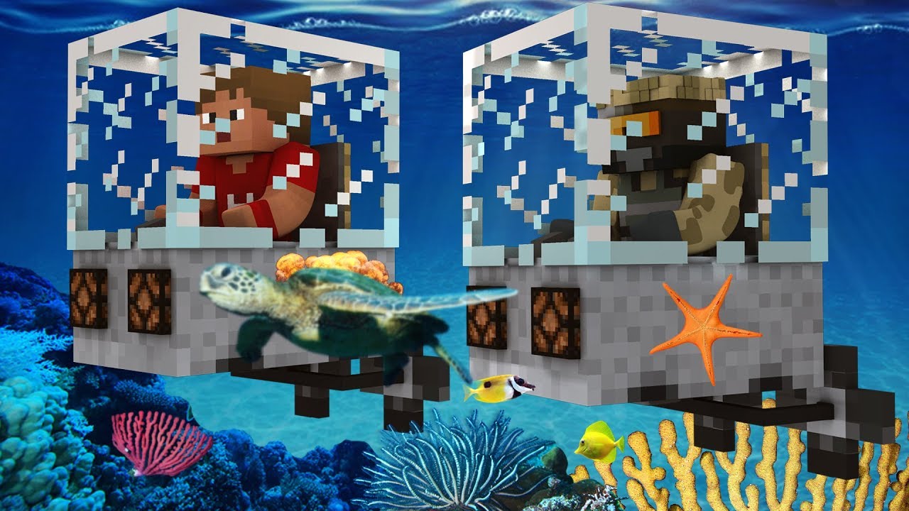 Dansk Minecraft - Build Battle: BYGGER EN UBÅD!! - YouTube
