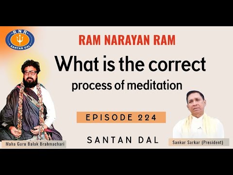 Ep- 224 Japanese | Ram Narayan Ram | What is the correct process of meditation - YouTube